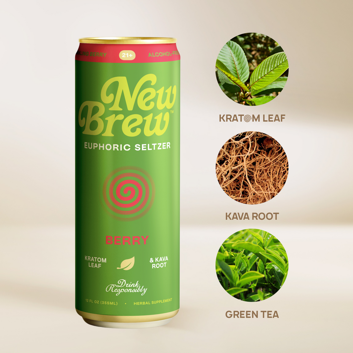 BERRY | Botanical Seltzers - Drink Euphoria | New Brew – New Brew Official